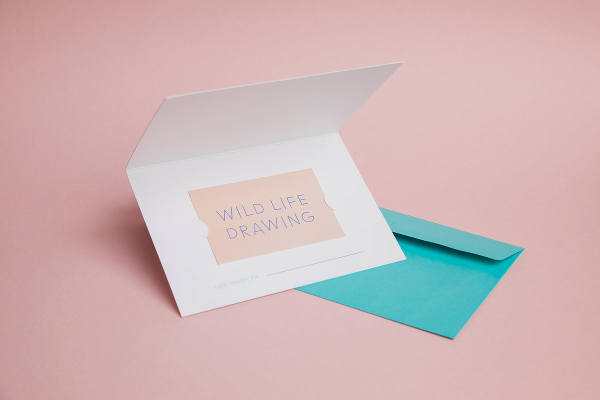 Gift Voucher £15 – Paws for Thought – Wild Life Drawing